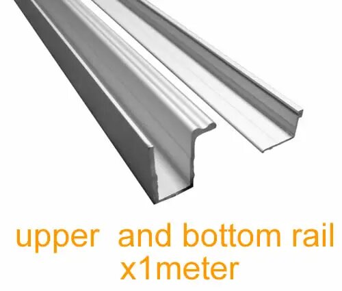 Шкаф для гардероба, складная дверь, верхняя и нижняя рейки, алюминиевая верхняя и нижняя раздвижная рейка для складной раздвижной двери