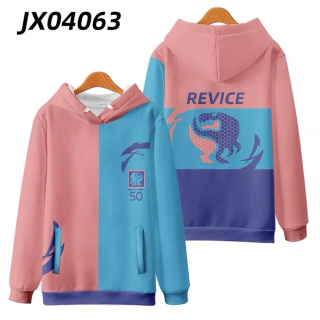 Худи с принтом Kamen Rider REVICE, розовый, XXS