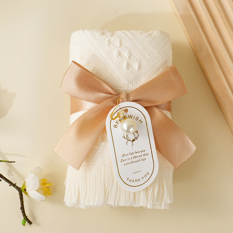 Свадебный подарок подружки невесты Креативное полотенце с кисточками Возвратный подарок Маленький подарок Практичная