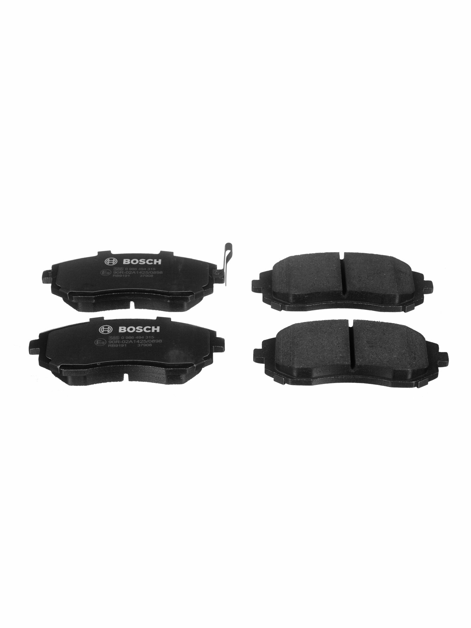 Колодки тормозные дисковые передние BOSCH (0 986 494 315)