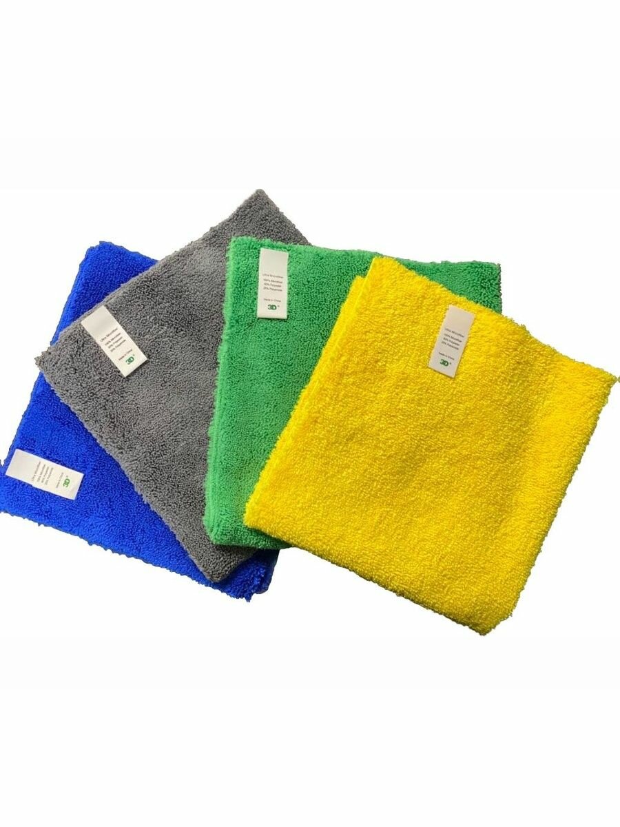 Салфетка автомобильная. Микрофибра 3D Microfiber dark blue 40х40 см, G-41DB