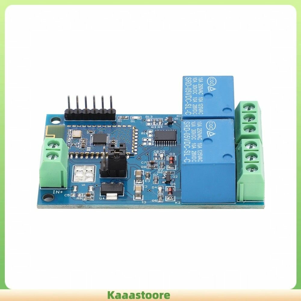 2-канальный Bluetooth релейный модуль, управление через приложение на Android, 5V