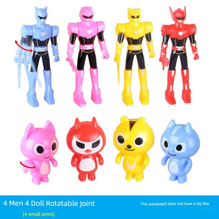 Игрушка-трансформер Furter Transformation Agent: Воин Семилуци Макс, пятимерный динозавр-меха, для выпечки торта на