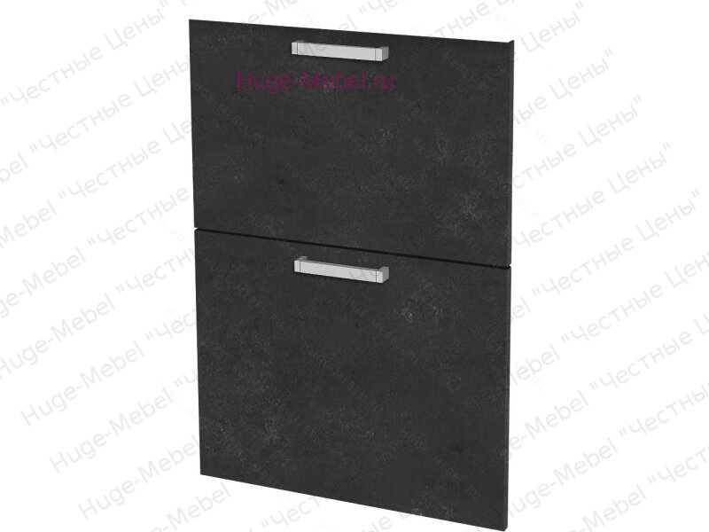 Кухонный фасад Ф-52 бетон графит (Бетон) Huge Mebel . Ширина 796 Высота 706. Кухонные фасады