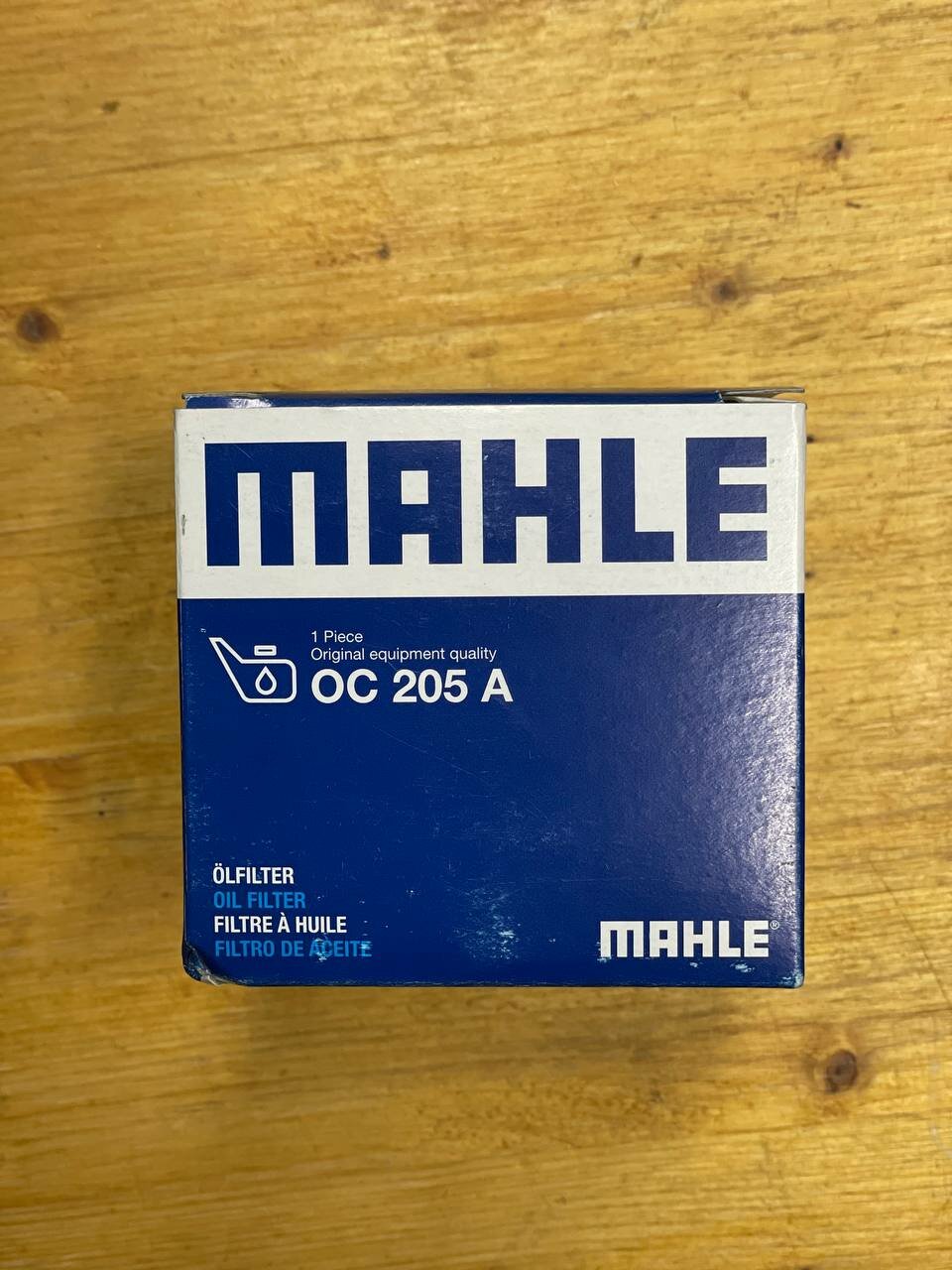 Mahle/Knecht масляный фильтр OC205A