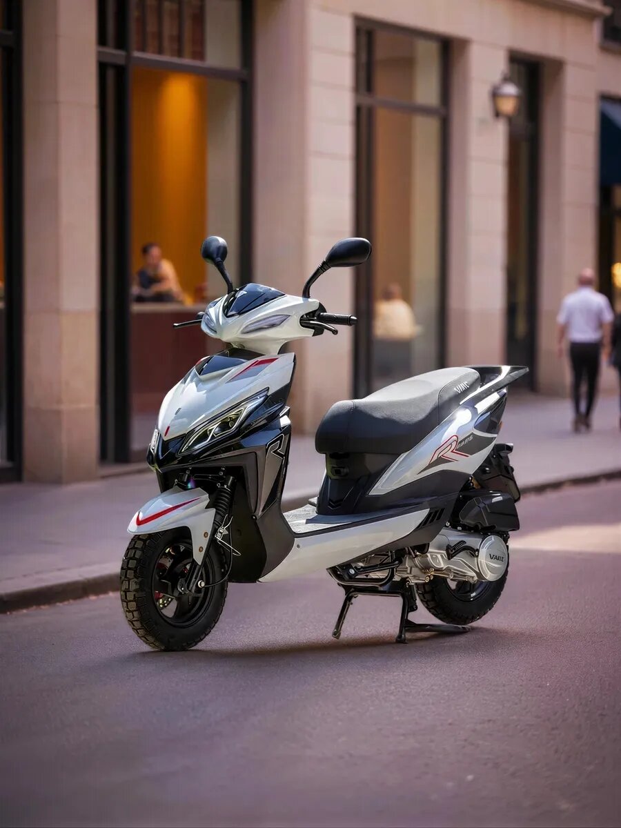 Скутер VMC CITY 49сс (150) черный белый