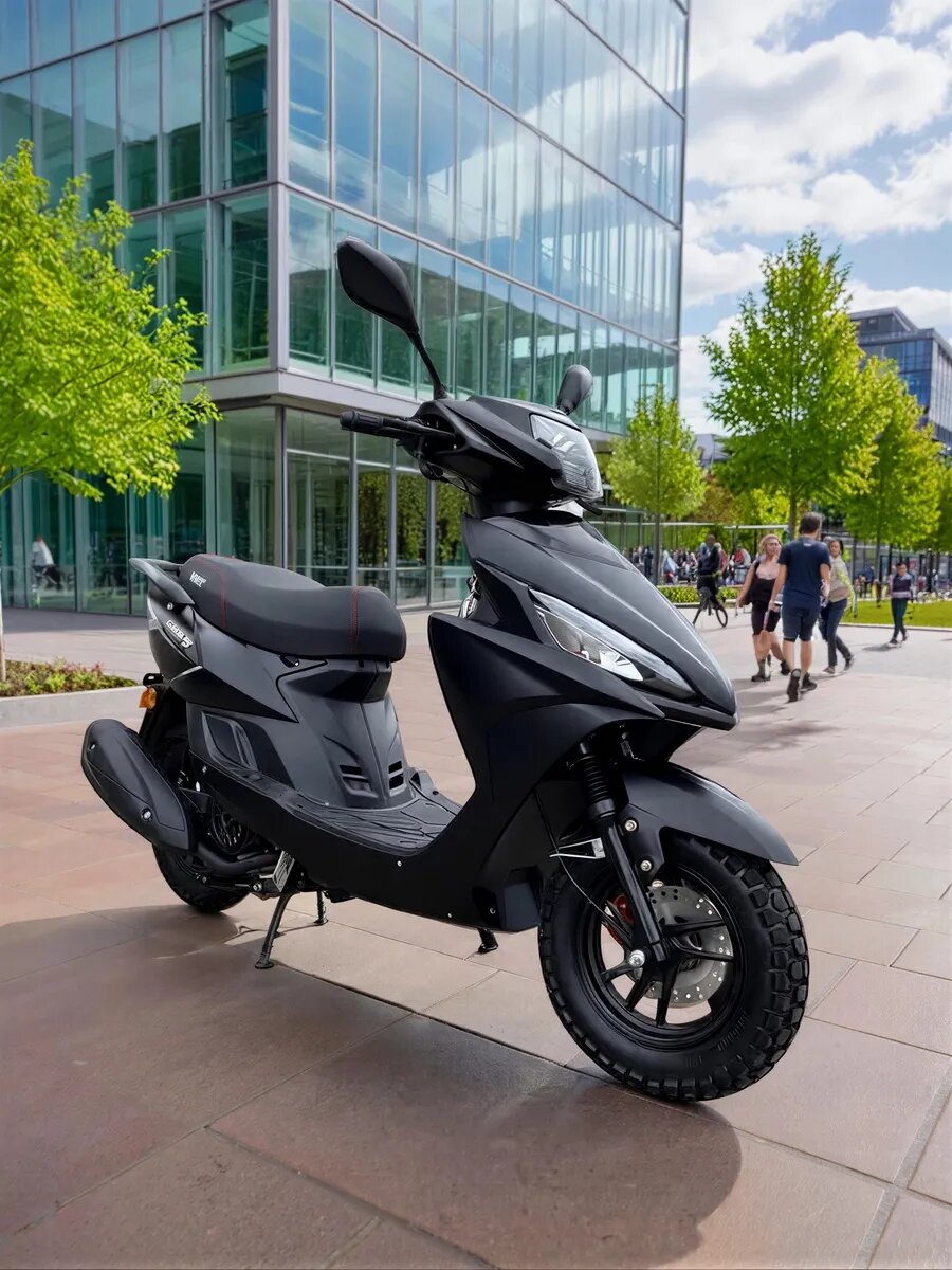 Скутер VMC CORSA RS 150 см3 (49,9 см3) (BLACK /MATT BLACK)