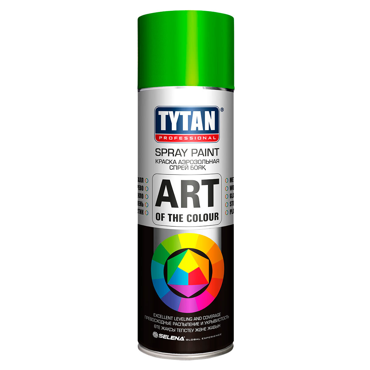 Краска TYTAN PROFESSIONAL ART OF THE COLOR аэрозольная RAL6018 светло-зеленый 400мл