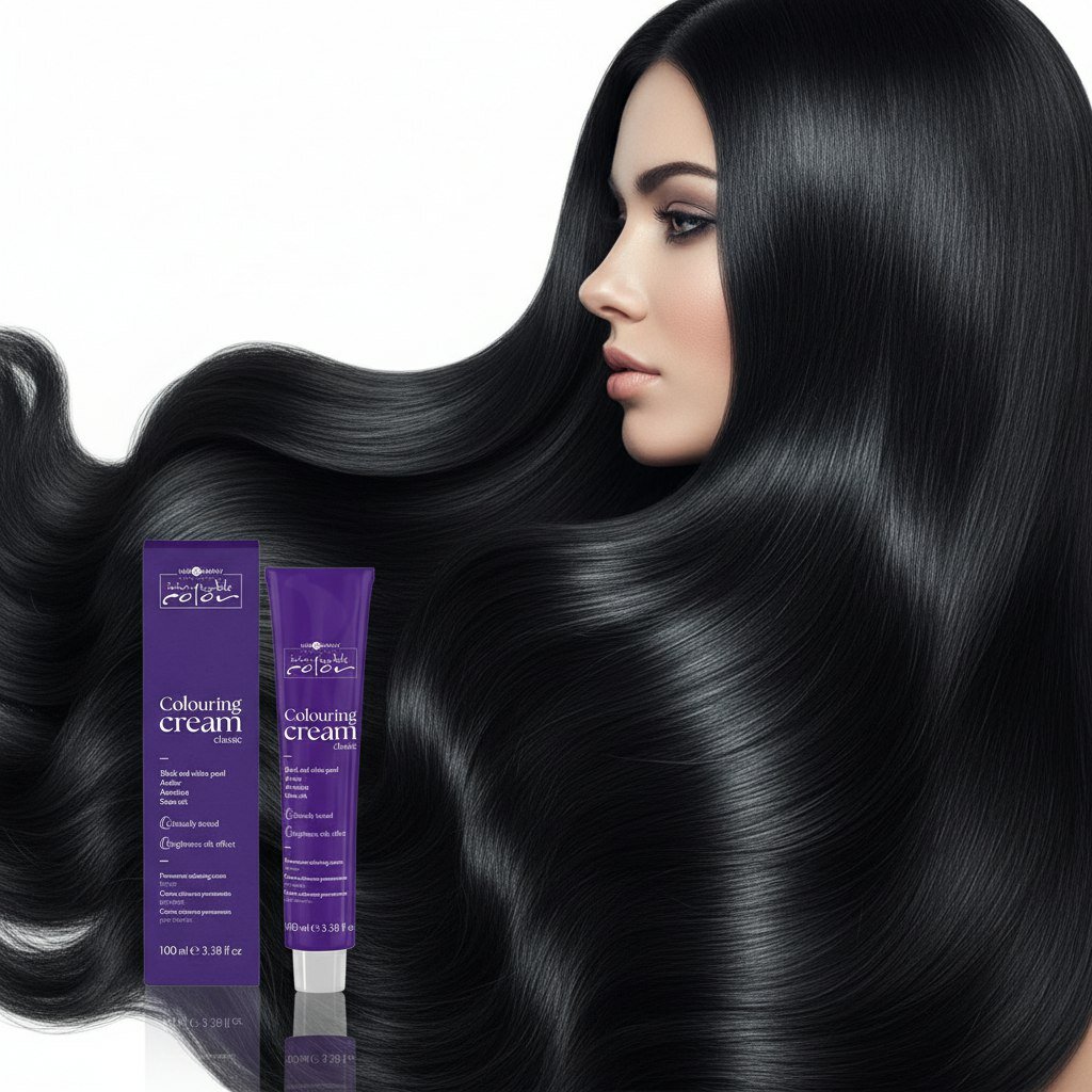 Краска перманентная 1. Черный