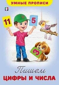 Книга "Пишем цифры и числа"