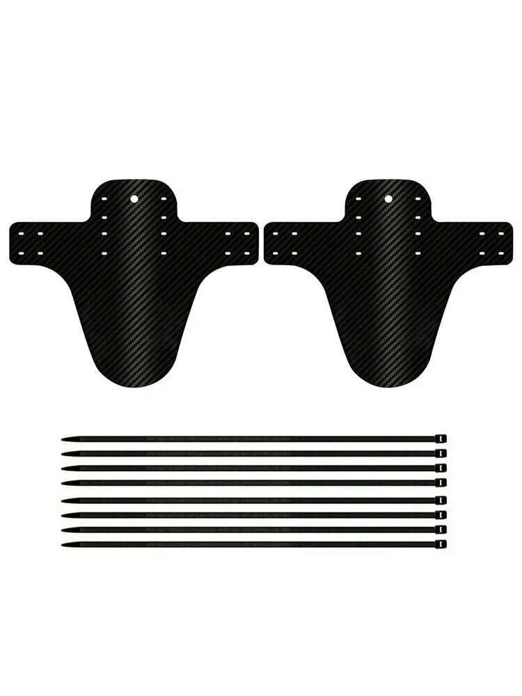 Крыло-щиток велосипедное Mud Black универсальное Чёрное