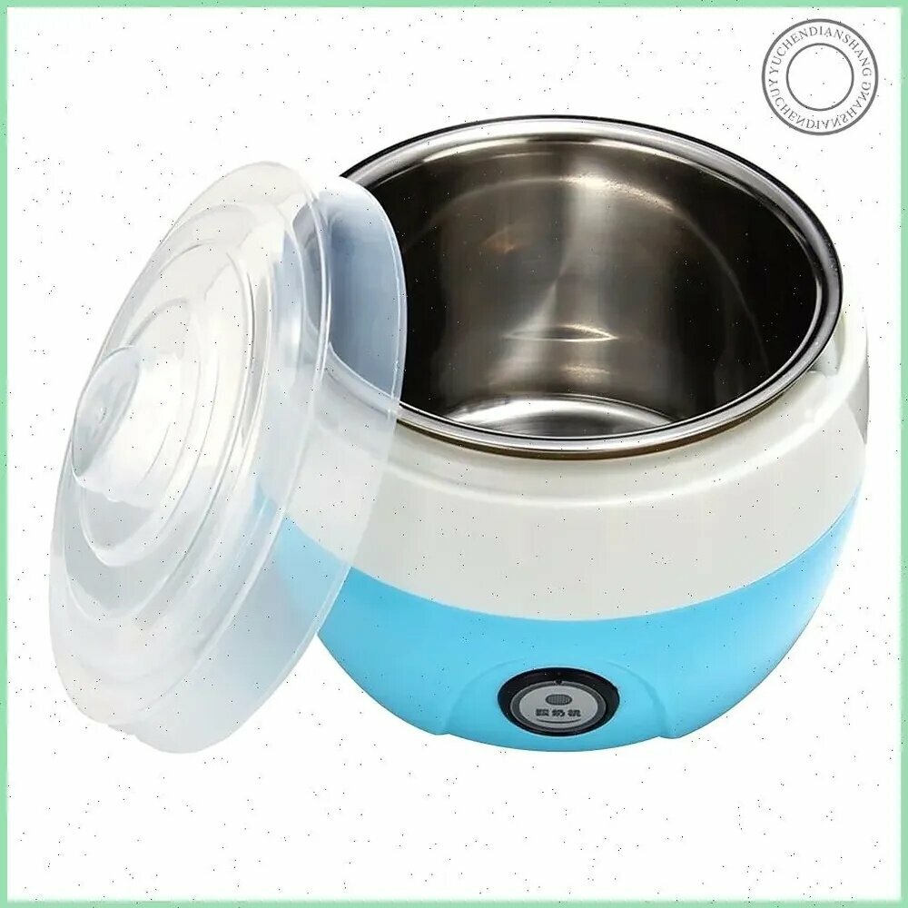 Йогуртница С Нержавеющим Стальным Баком Для Домашнего Приготовления 1 Литр Синяя 1 Штука