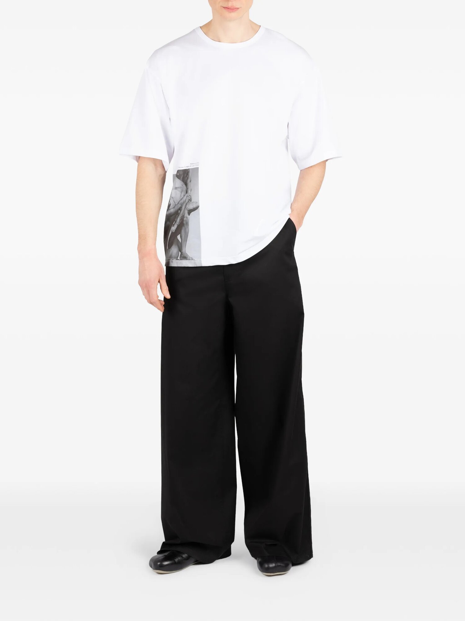 Брюки Societe Anonyme Wide-leg trousers, размер XL, black/black — фото 1