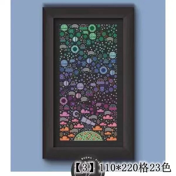 Набор для вышивки крестом XIUSPRING ZZ11165, 14ct, 110x220