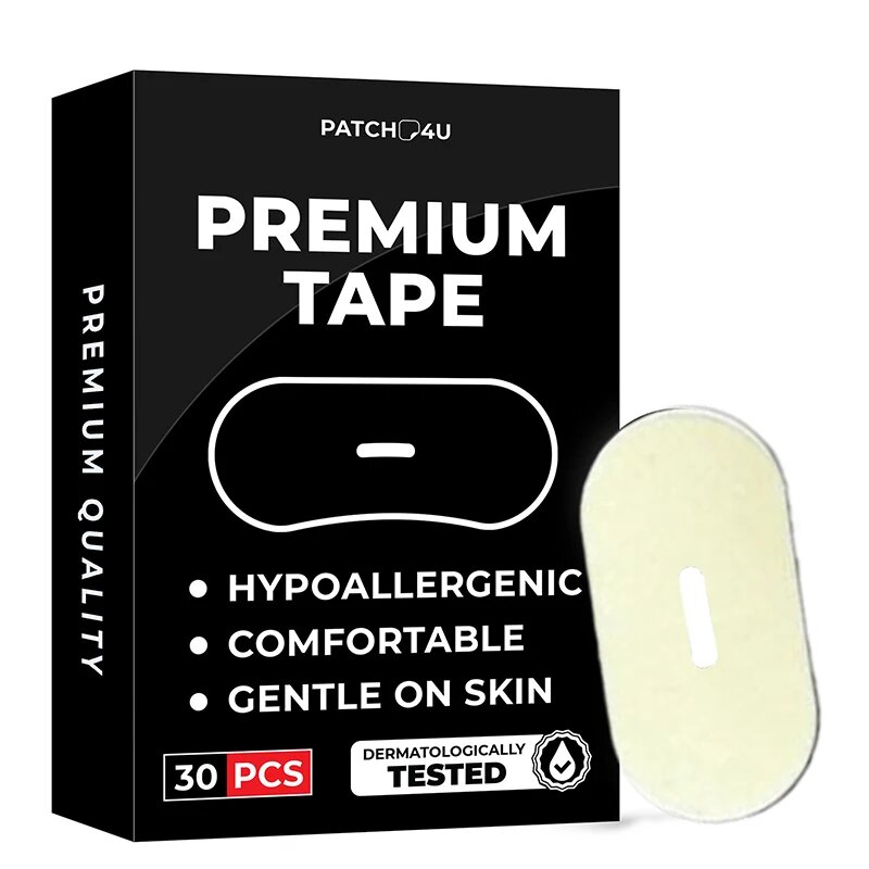 30 шт, лента для рта против храпа, лучшие дыхательные полоски для носа, медицинский класс, улучшенный сон, держите рот, близко, предотвращает храп