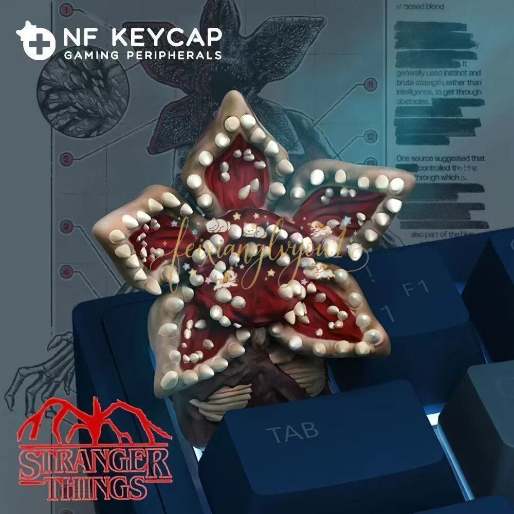 Кейкап ESC 3D «Демогоргон» Stranger Things для механической клавиатуры, ручная работа, детализированный, износостойкий