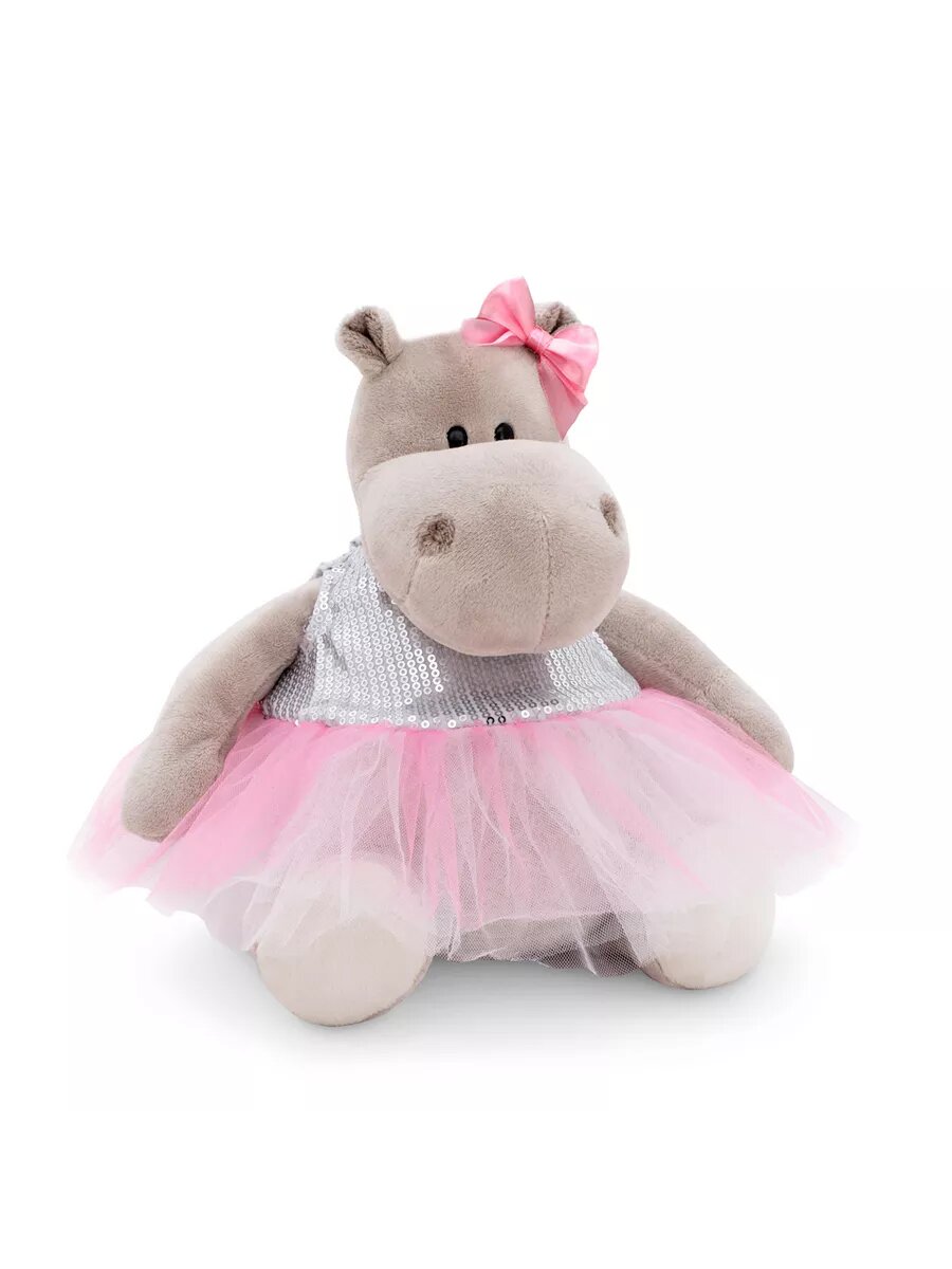 Бегемотик Зефирка 30см