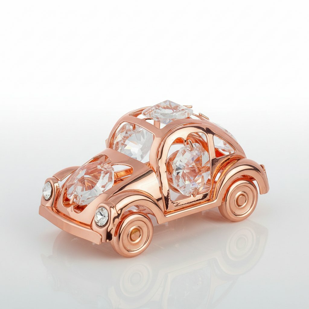 Фигурка Автомобиль Жук A2068223 Crystal Temptations, Металл, кристалл