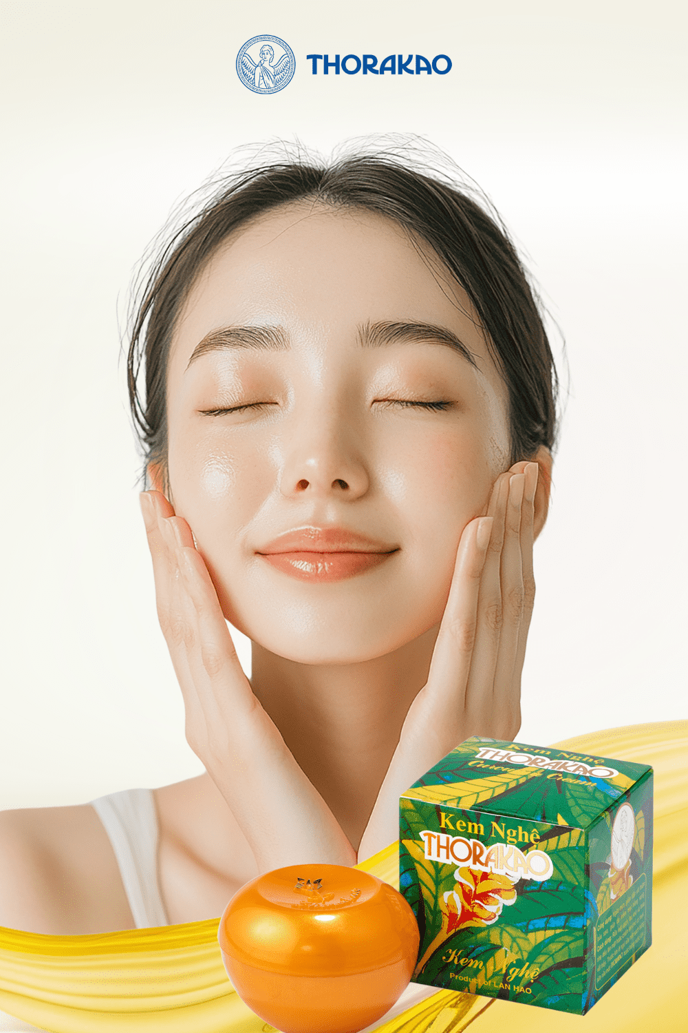 Крем с куркумой Thorakao предотвращает появление прыщей и уменьшает темные пятна 7 гр