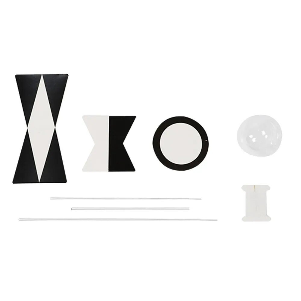 Мобиль Монтессори для кроватки, развивающая подвесная игрушка для новорожденных, стимулирующая зрение и внимание