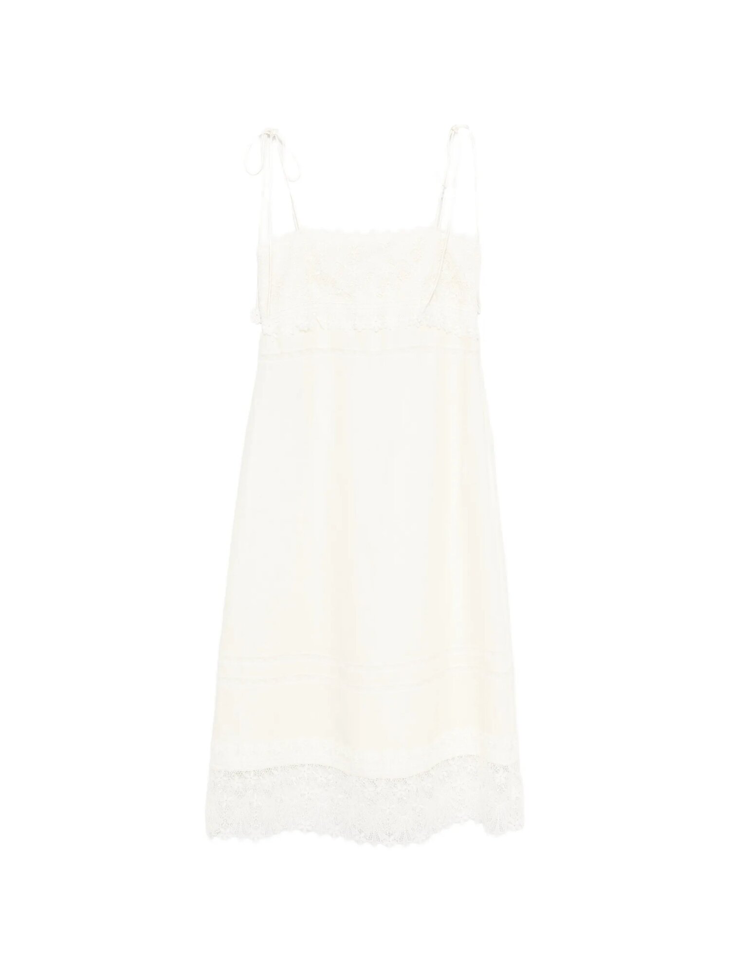 Платье Lace-trim midi dress