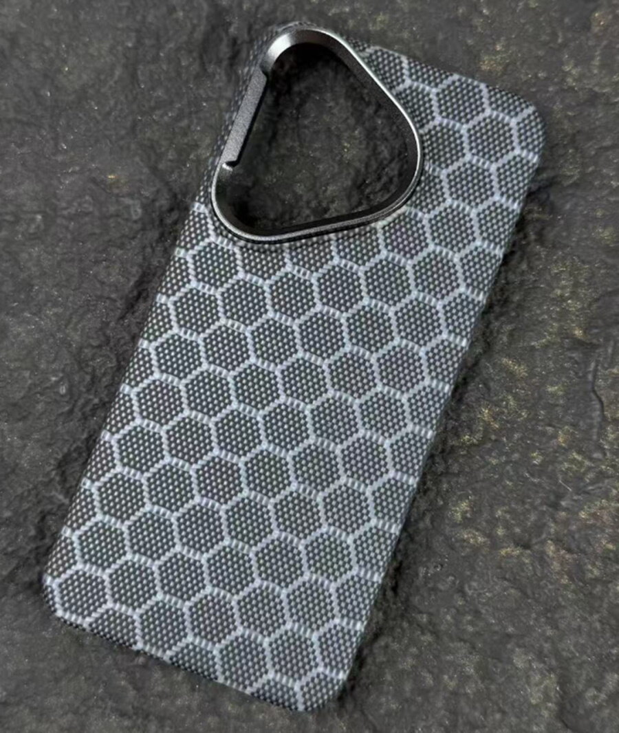 Карбоновый чехол Carbon Shield для Huawei Pura 70 Pro/Pro+ Metal Frame с Magsafe Hexagon