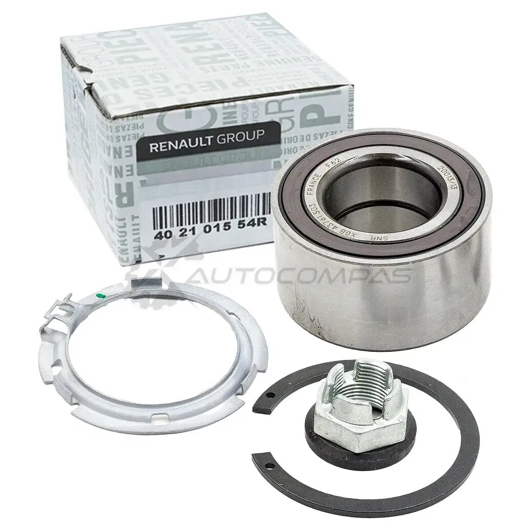 Подшипник передней ступицы Renault Captur Clio Kangoo Logan Megane Modus Sandero Symbol WXOY R9 40 21 015 54R 1266607298