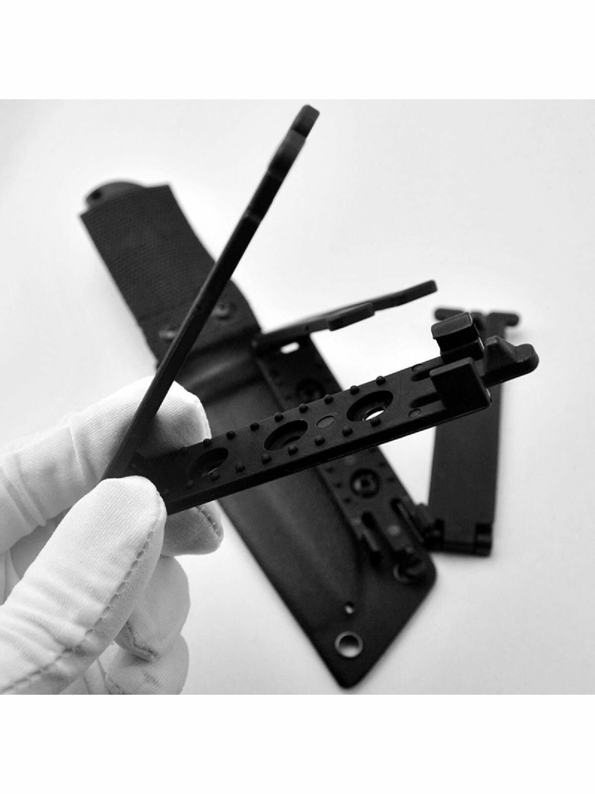 Клипса для ножен, тактическая, ремень, тек лок для ножа, с кнопками, 1 шт