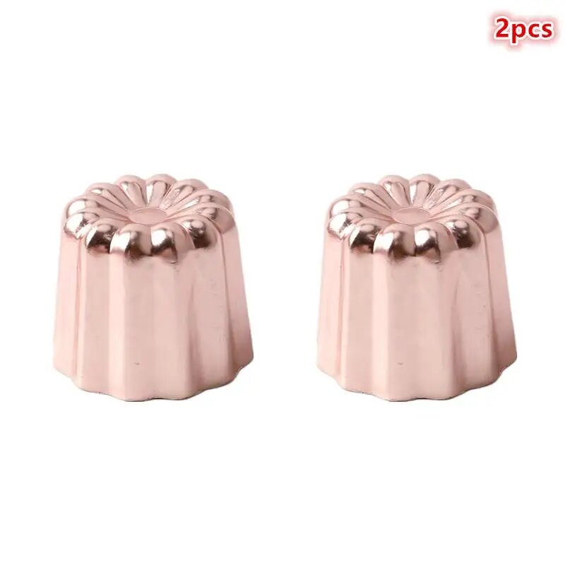 Французские формы Canelé из алюминия 1/2/4 шт. 2pcs