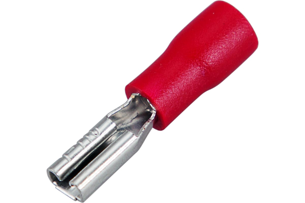 Клемма плоская изолированная Rexant, гнездо 3.8 мм, 0.5-1.5 мм² (РПи-м 1.5-(2.8) / РПИм 1,25-250) {08-0411} (1 шт)