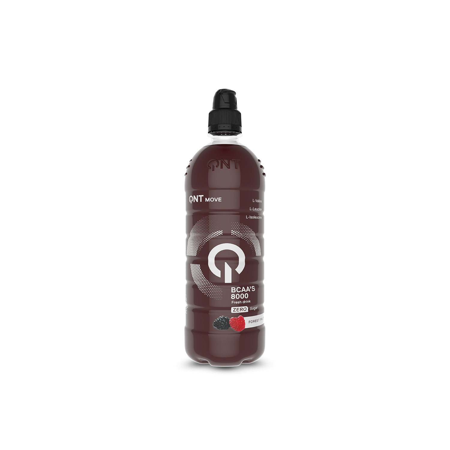 QNT BCAA'S 8000 mg with juice 700ml Forest fruit/ Напиток "Актиф бай джус БЦАА'C 8000" 700 мл Лесные ягоды