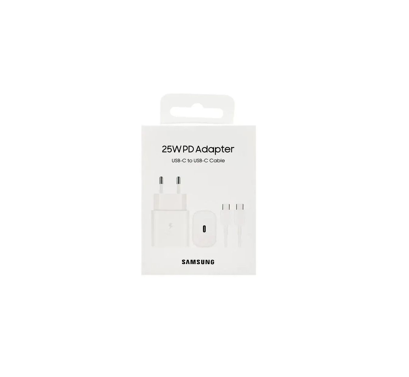 Сетевое зарядное устройство Samsung EP-T2510 25W Type-C + кабель, белый