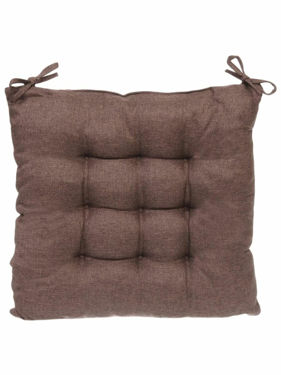 Сидушка на стул "PRIMO" 40*40 см, цвет шоколад