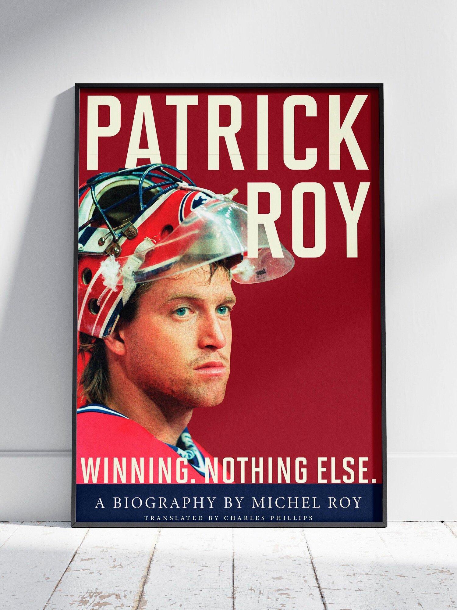 Плакат на стену для интерьера Легенды Хоккея (Патрик Руа - Patrick Roy) - Постер по спорту и физической активности формата A3 (30x42 см)
