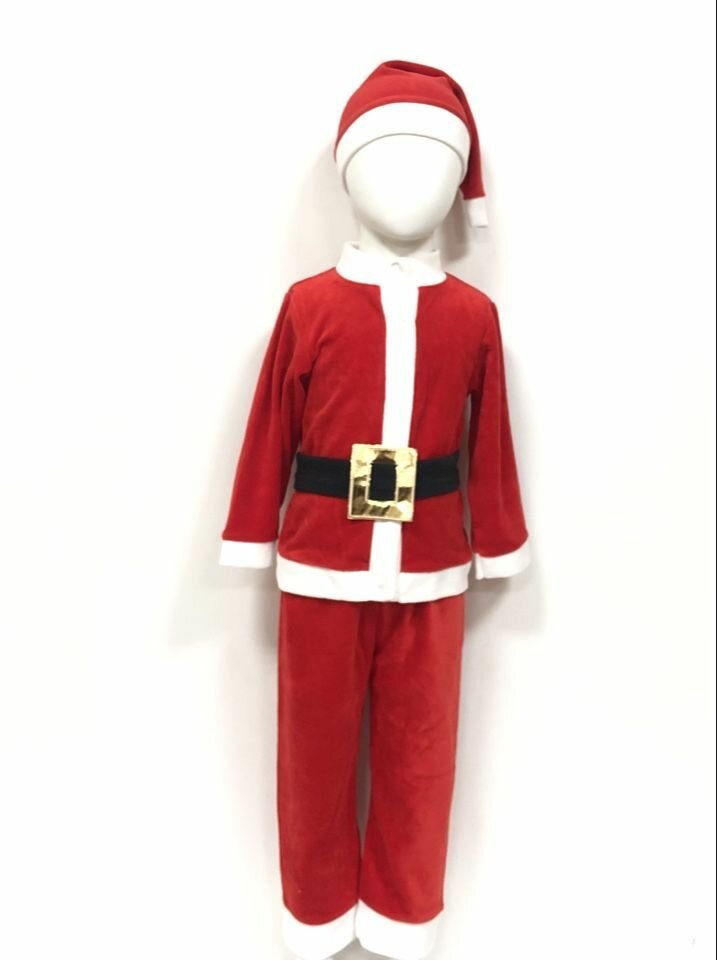 Карнавальный костюм маленький Санта Клаус р.98-52