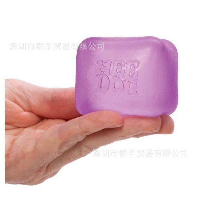 Сенсорная игрушка Needoh Nice Cube – антистрессовый кубик для снятия напряжения и выплеска эмоций.