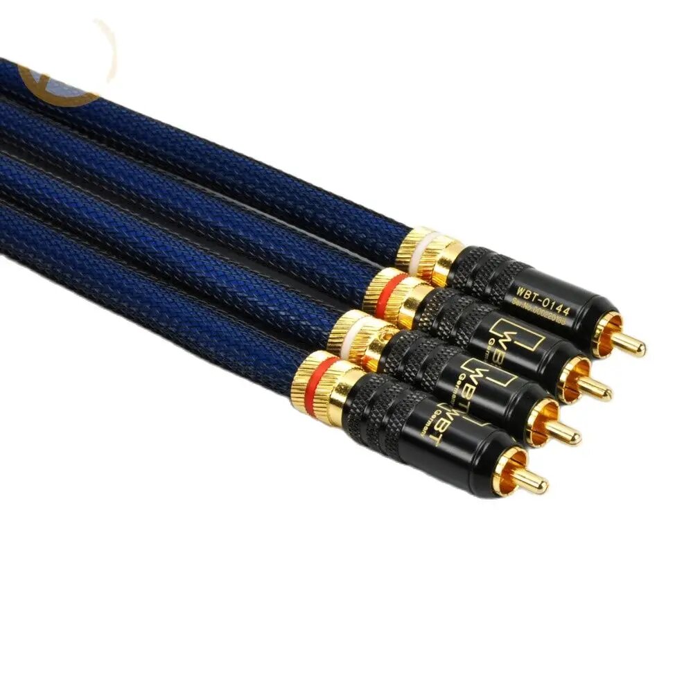 RCA кабель Hi-End SQ88 G5, 1m, 4 проводника