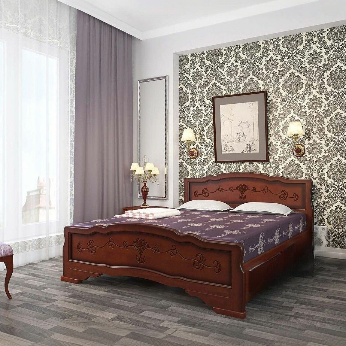 Кровать КАРИНА-6 двуспальная