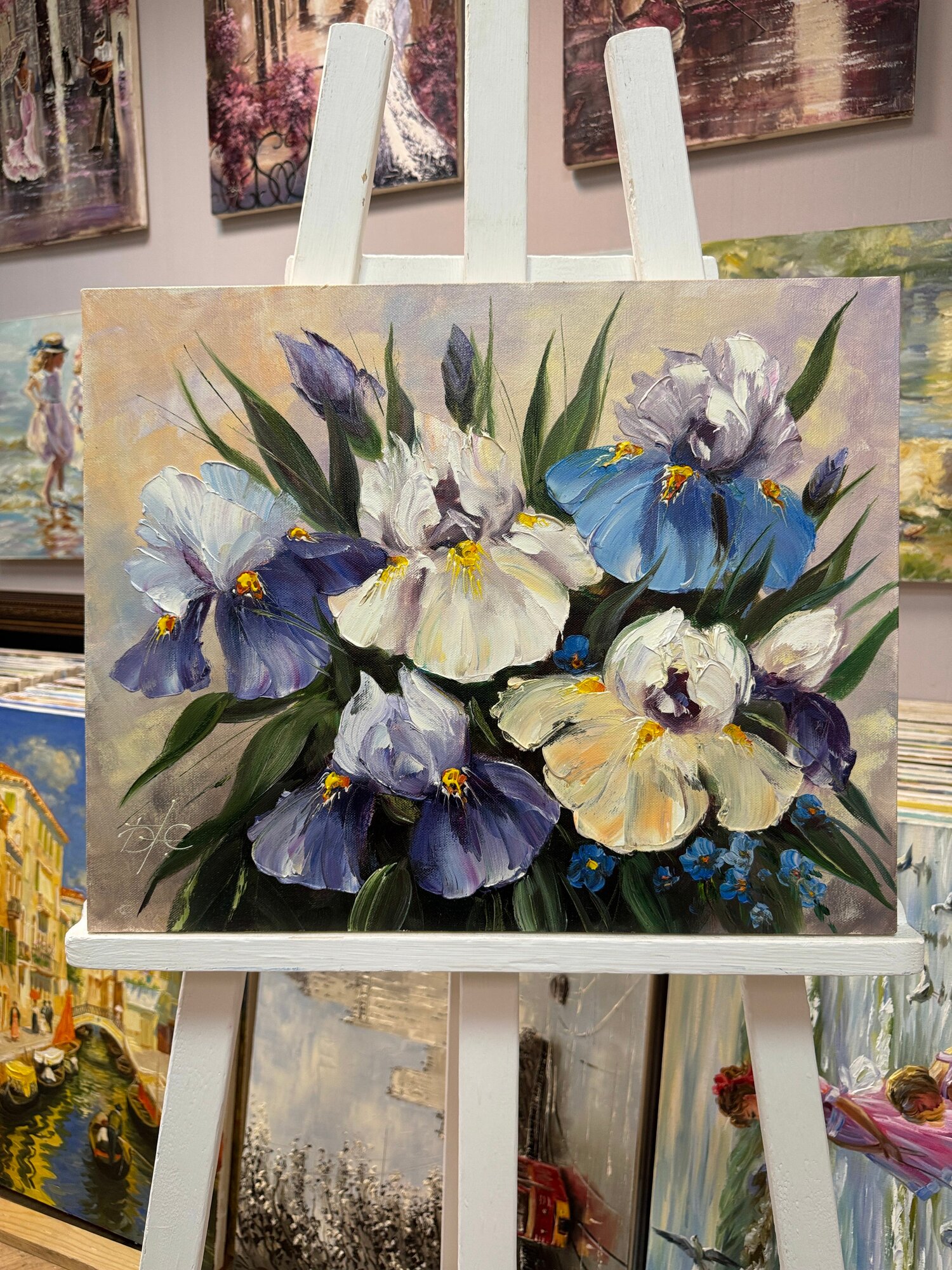 Картина маслом от художника Ирисы 40x50 см. Художественная мастерская Грёзы.