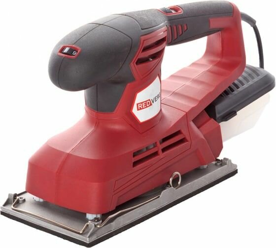Шлифмашина RedVerg ПШМ RD-SG40-115S (400Вт,115х230мм, ход 2.5мм,6000-11000кол/мин, зажим) 2.5кг