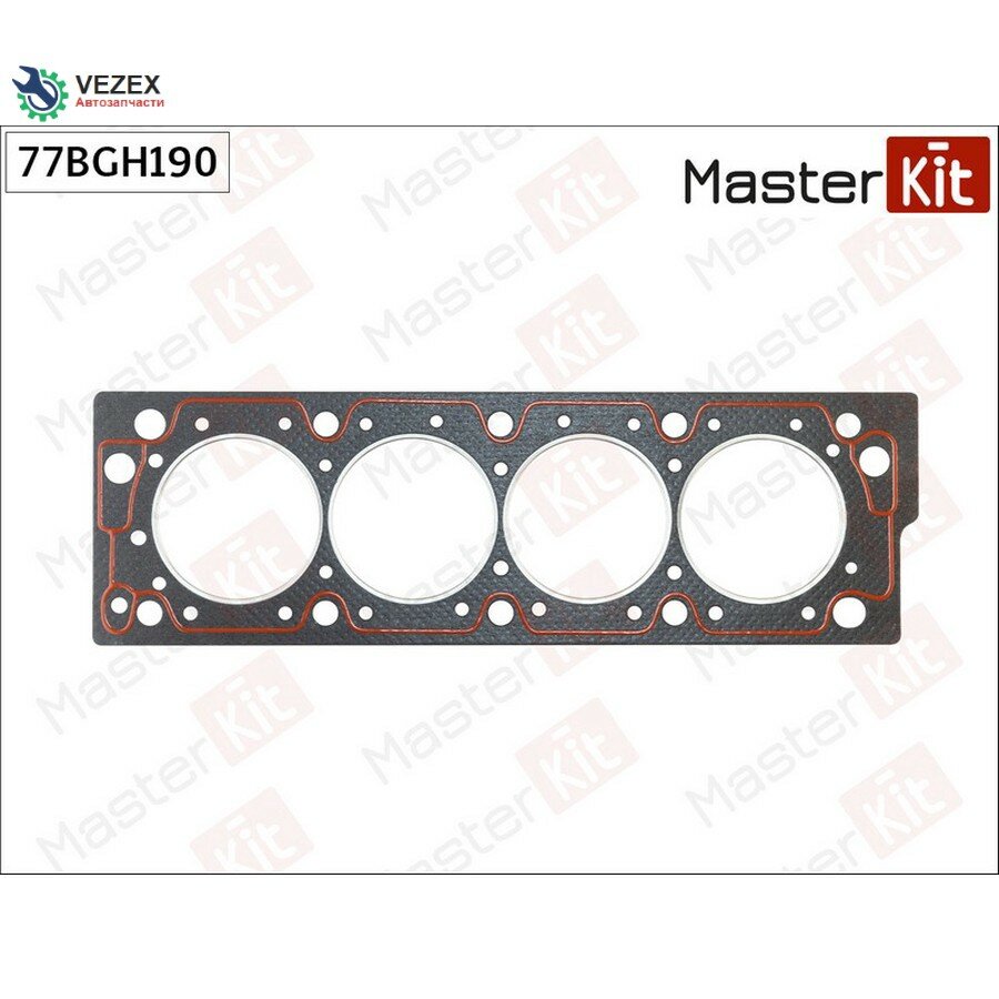 MASTERKIT 77BGH190 Прокладка ГБЦ CITROEN 159A, 159B, 171A, 171B, 171C, 171D, 180A (XU5J), 180Z, B1A (XU51C, K) 77BGH190