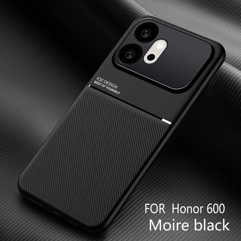 Чехол для Honor 600 Pro, черный, матовый
