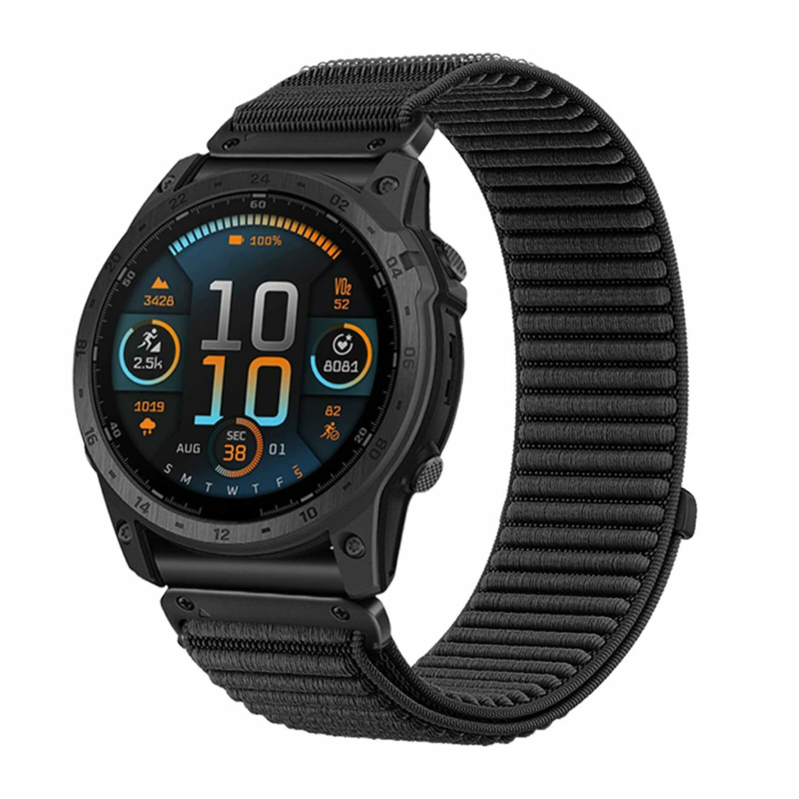 22-миллиметровые нейлоновые ремешки QuickFit для Garmin Fenix 8 47 мм, Fenix 7/6/6 Pro / 5/5 Plus/Forerunner 945/935 /Approach S62/S60/Instinct/Epix, ремешок с волнистой петлей для мужчин и женщин быстросъемный ремешок 22 мм нейлоновый с во