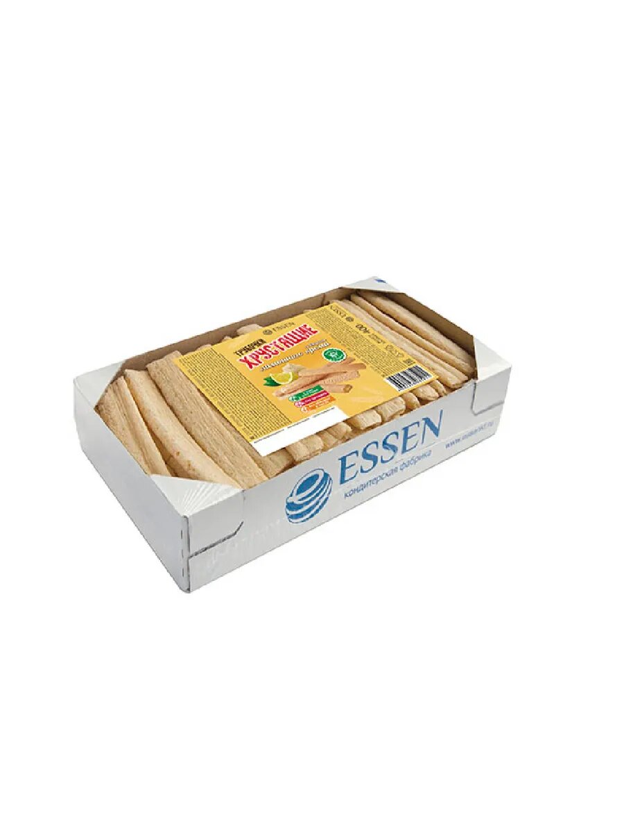 ESSEN Трубочки хрустящие со вкусом лимонного крема, 400г