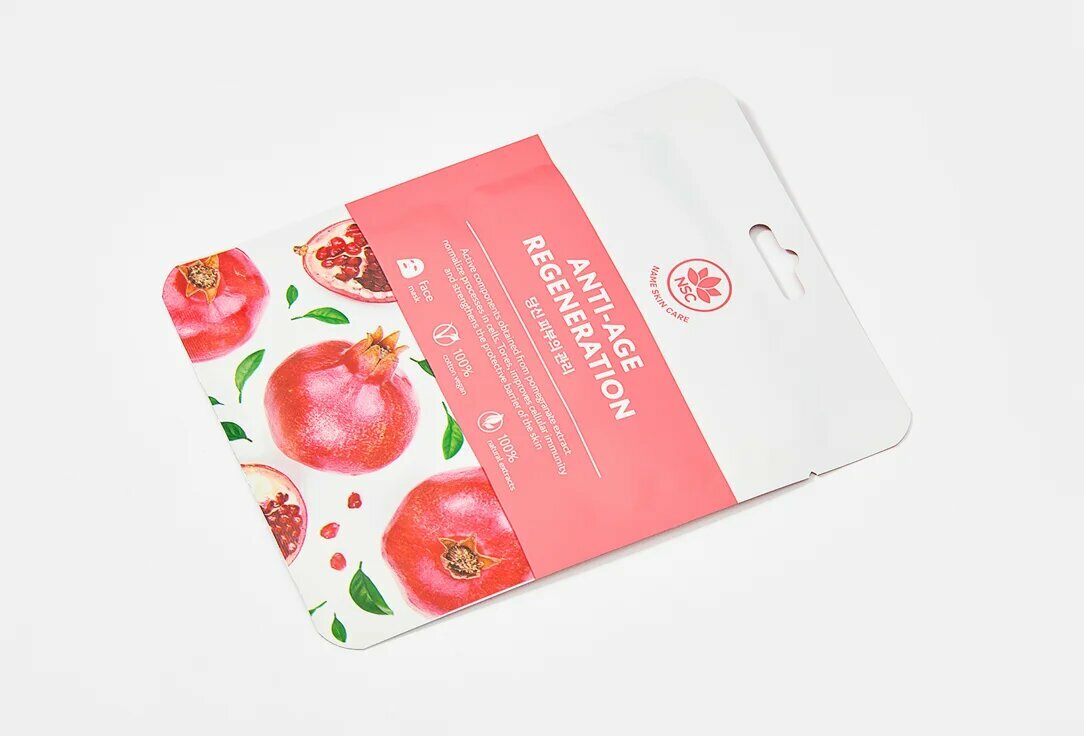 Name Skin Care Sheet Face mask Anti - Age & Regeneration skin Тканевая маска для лица "Омоложение и Регенерация кожи" 1шт