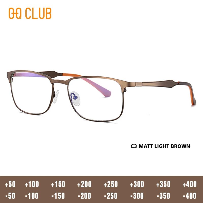 O-Q CLUB Минус Диоптрийные очки 2307C3 BROWN, -200
