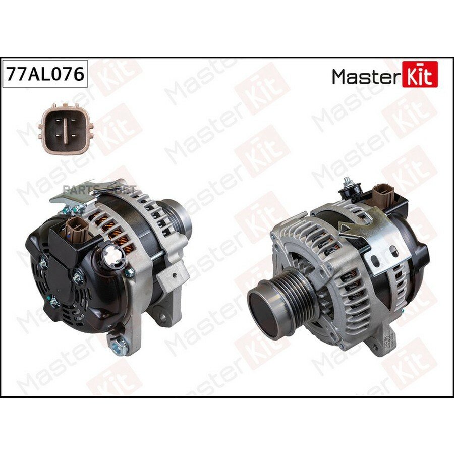 MASTERKIT 77AL076 Генератор TOYOTA CAMRY RAV IV 06-12 100A