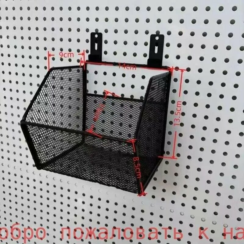 Крючки для перфорированной панели, инструмента Крючки закругленные для перфопанели органайзера, подходящие для отверстий с шагом 1,6 см / 3,2 см.