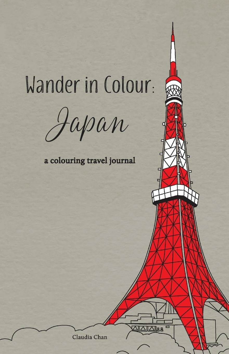 Wander in Colour. Japan - a colouring travel journal