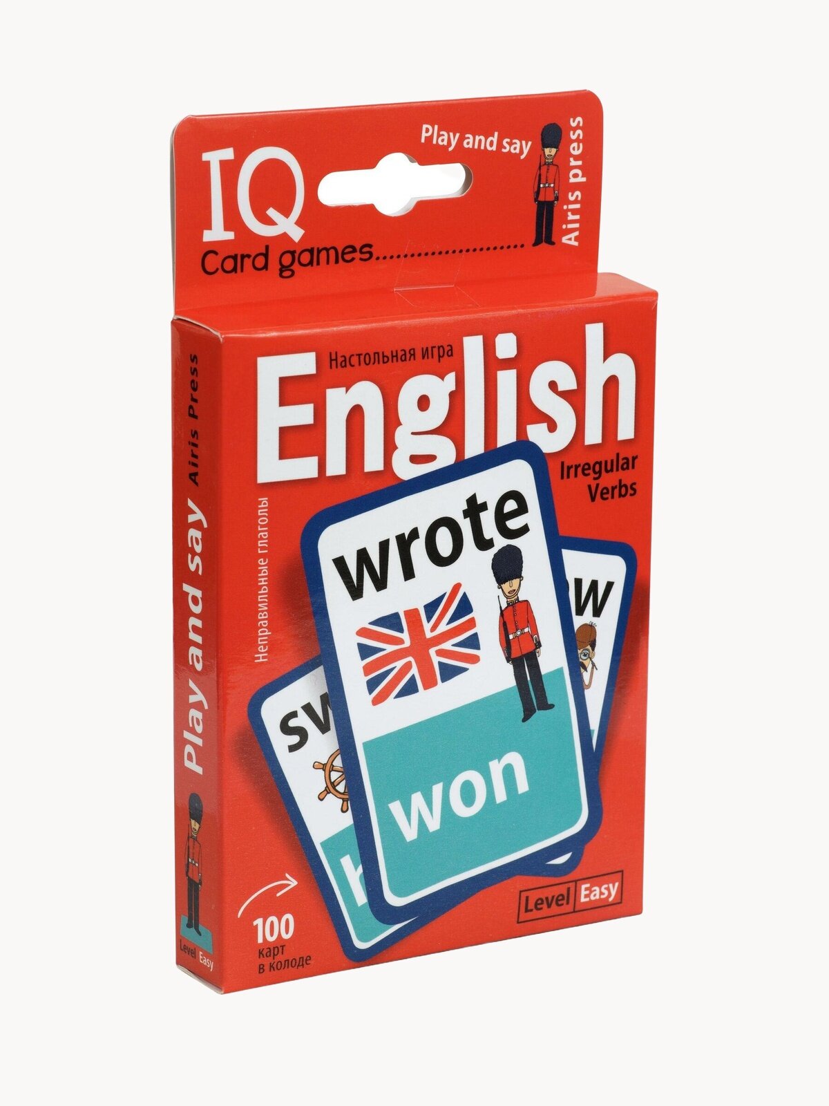 Умные игры с картами. Английские неправильные глаголы. Уровень 1. Умные игры с картами